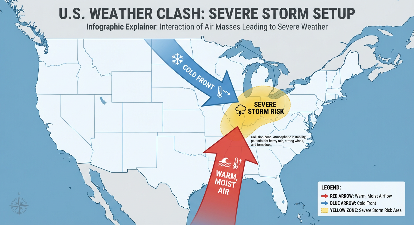 Severe Storms Midwest & Heatwave Southwest | Weather Forecast | Ryan ...
