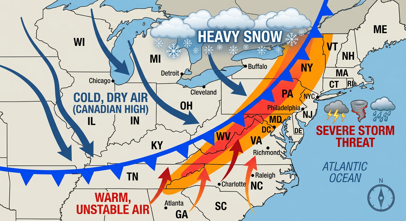 Level 4 Severe Weather Threat & Blizzard Impacts Today | Ryan Hall, Y'all